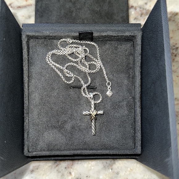 David Yurman | Jewelry | David Yurman Cable Cross Necklace | Poshmark